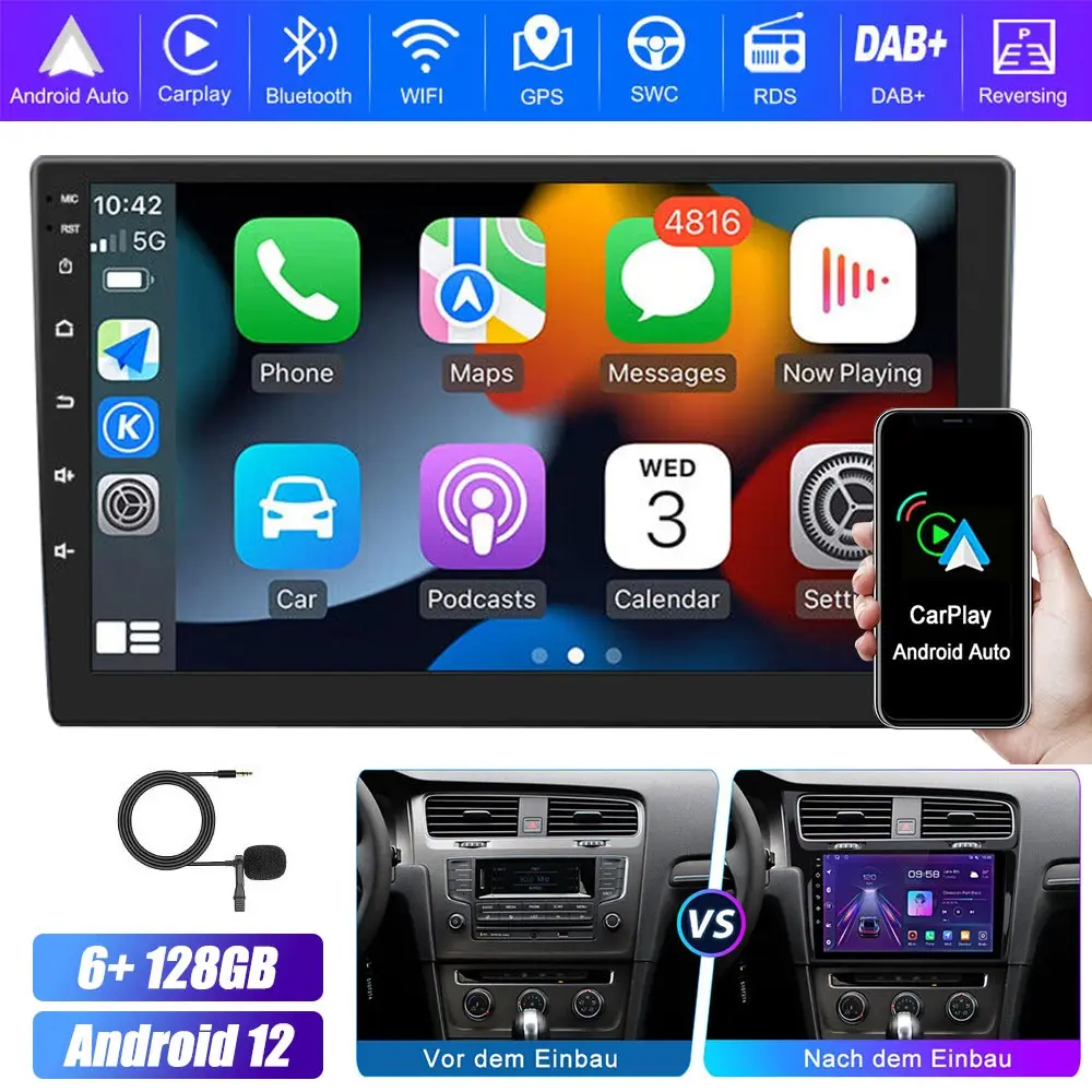 Car-GPS-Navigation-6-128G-For-7-2013-2017-Android12-Car-Radio-GPS-Navi ...