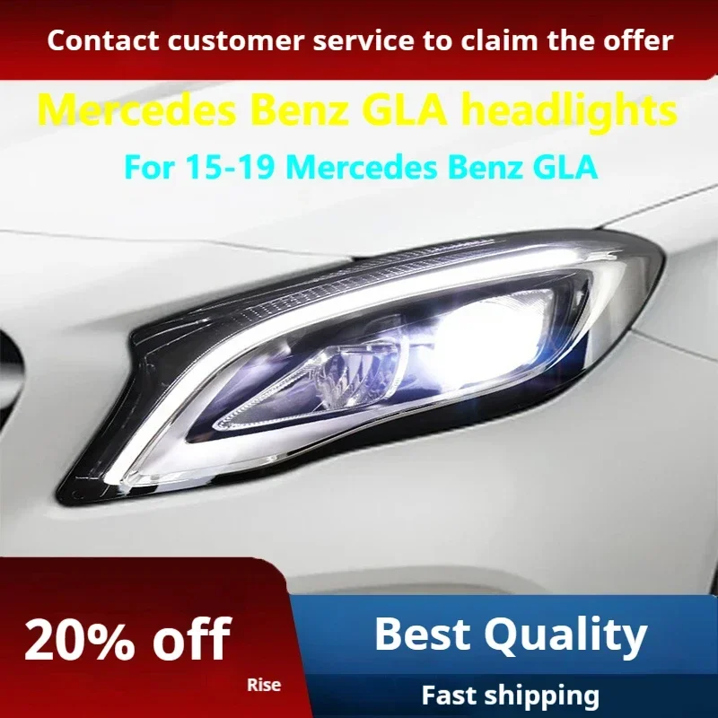 FT Car Lights For Mercedes-Benz GLA 200 Headlights 2015-2019 LED ...