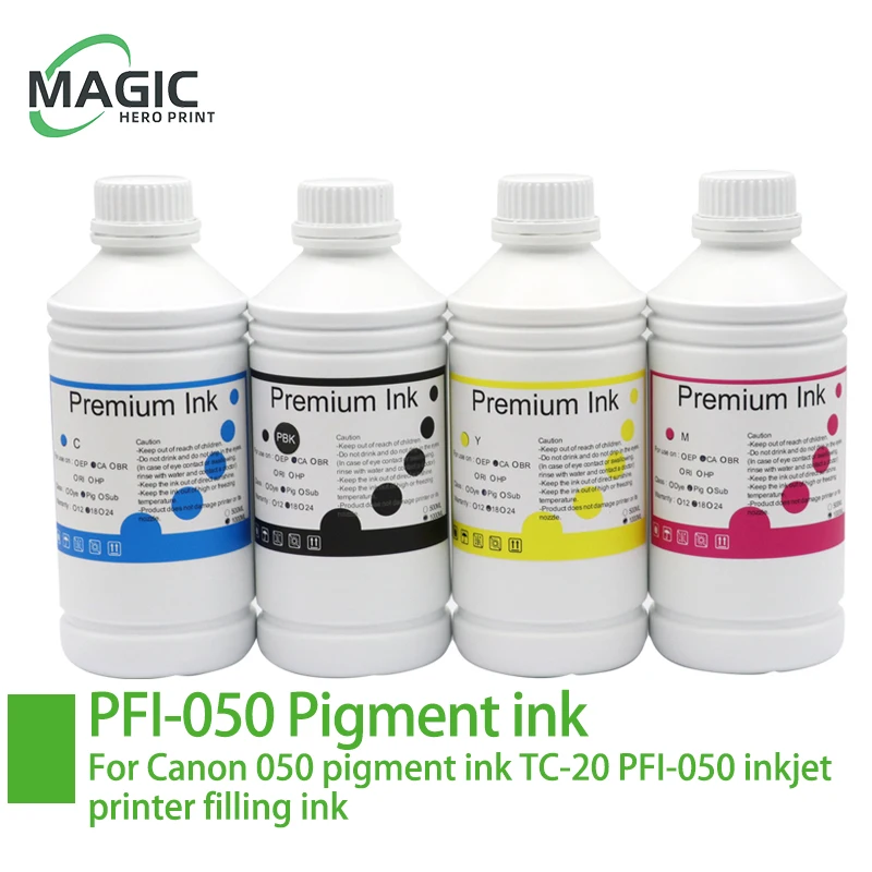 Compatible-1000ML-PFI-050-pigment-ink-for-Canon-TC-20-PFI-050-inkjet ...
