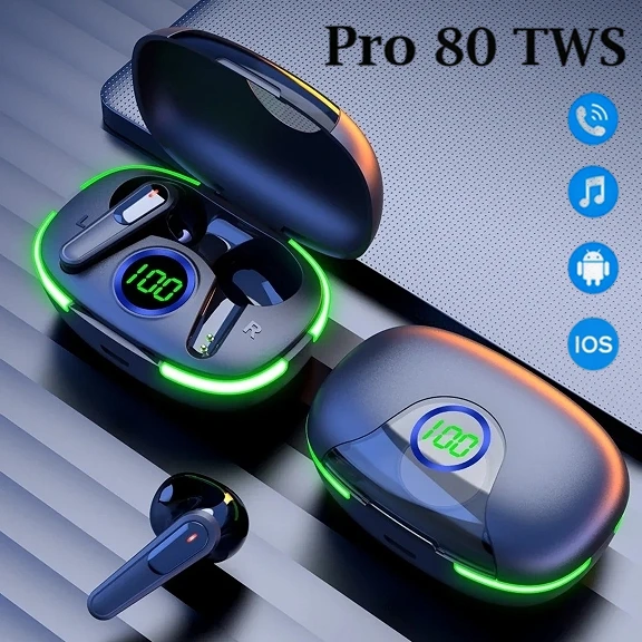 Original-Pro80-TWS-Touch-Control-Wireless-Headphone-Bluetooth-5-1 ...