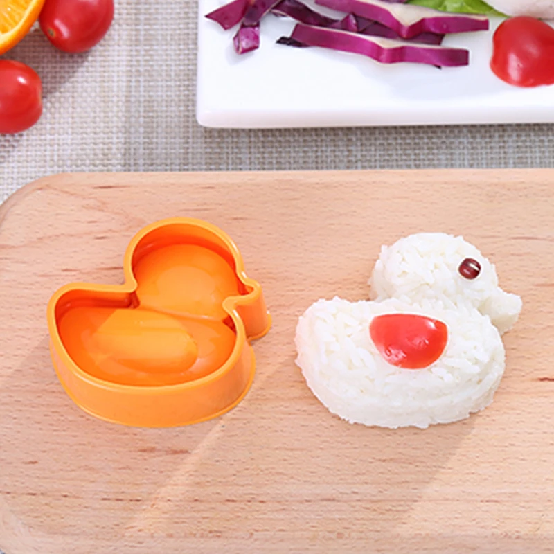1PC-Children-s-Cartoon-Cute-Duck-Rice-Ball-Shape-DIY-Sushi-Mold-Moon ...