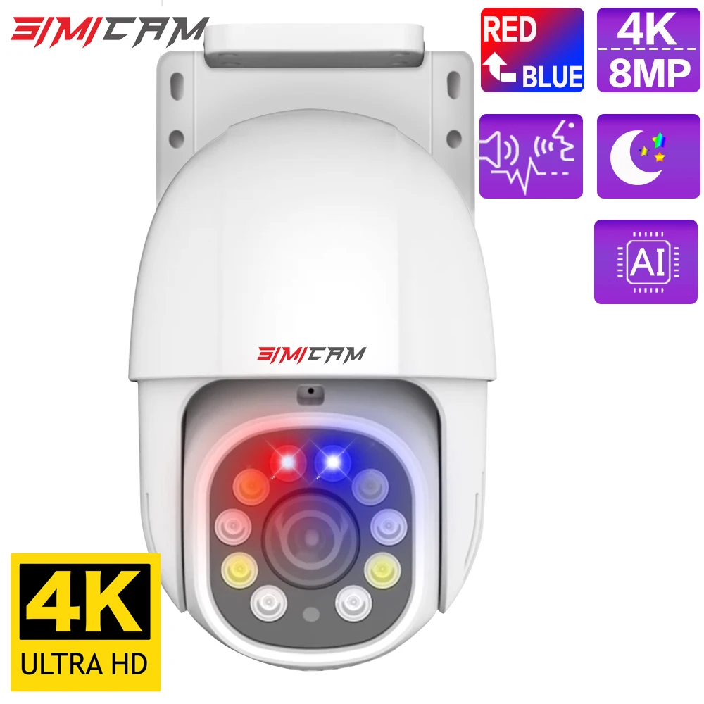 4K-POE-PTZ-IP-Cameras-Surveillance-Red-Blue-Warning-Light-8MP-5MP-3MP ...