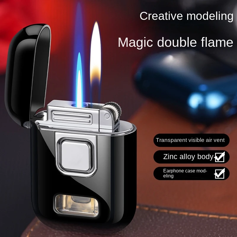 Mini-Metal-Windproof-Cigar-Cigarette-Gas-Lighter-Jet-Torch-Two-Types ...