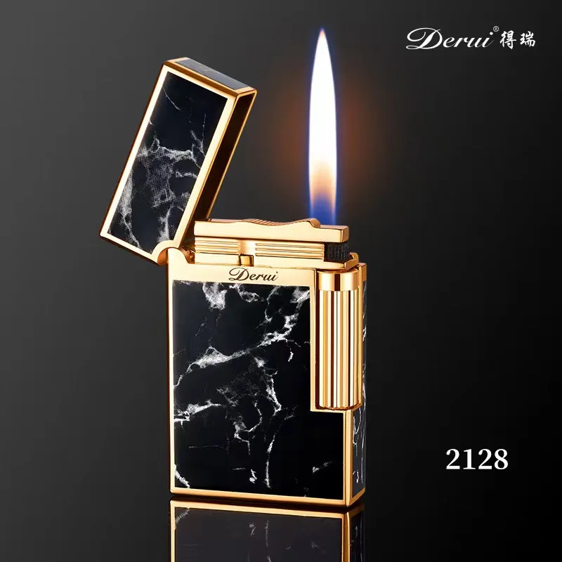 New-Derui-Exquisite-Lighter-Creative-Butane-Gas-Windproof-Straight ...