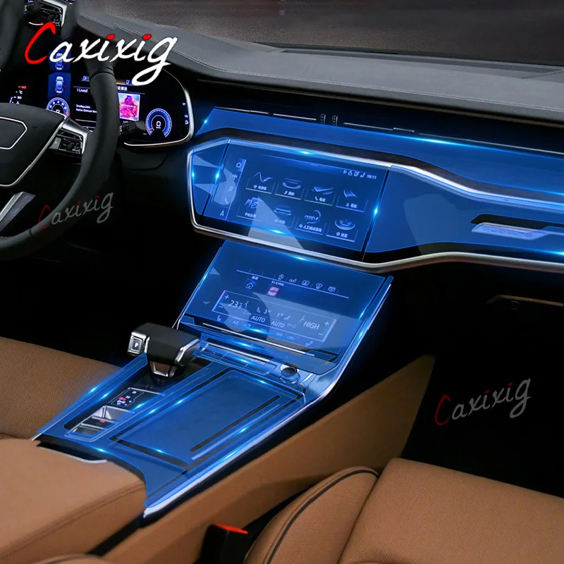 Car-Interior-Center-console-Invisible-suit-TPU-protective-film-Anti ...