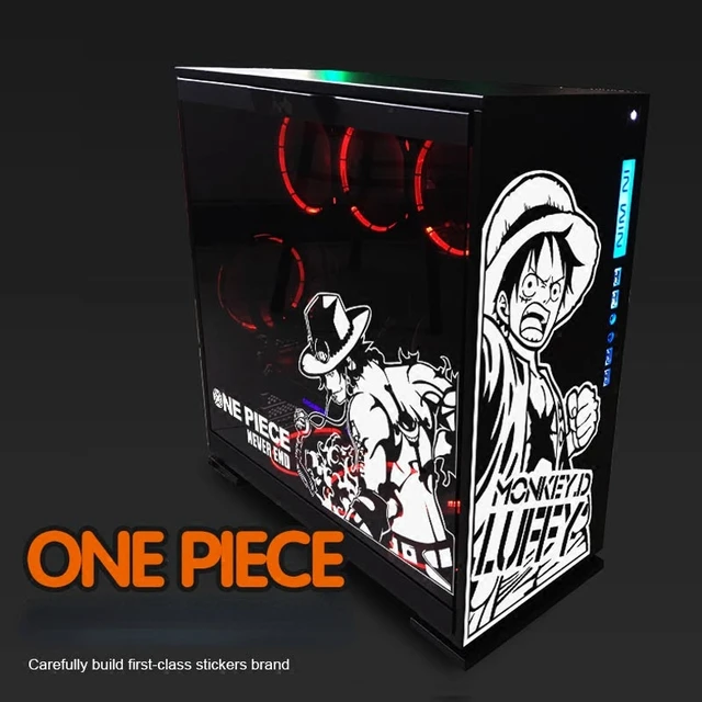 Anime Pc Case Sticker One Piece One Piece Atx Case Stickers, 57% OFF