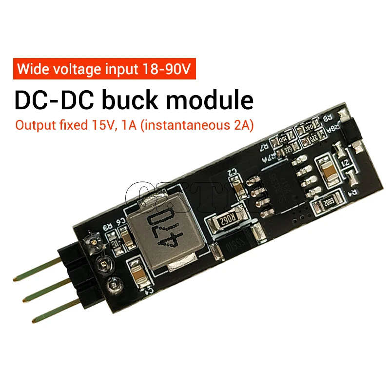 DCDC Step Down Module 18-90V To 15V/1A Step-down Conversion Three ...