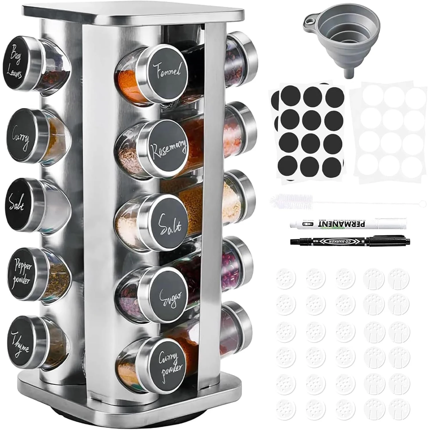 Carousel Spice Racks: The Ultimate Solution for Tight Kitchens and Busy ...