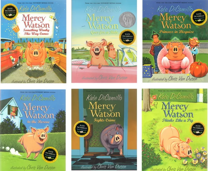 6PCS/Set Mercy Watson Adventures of a Porcine Wonder Book Kids Children ...