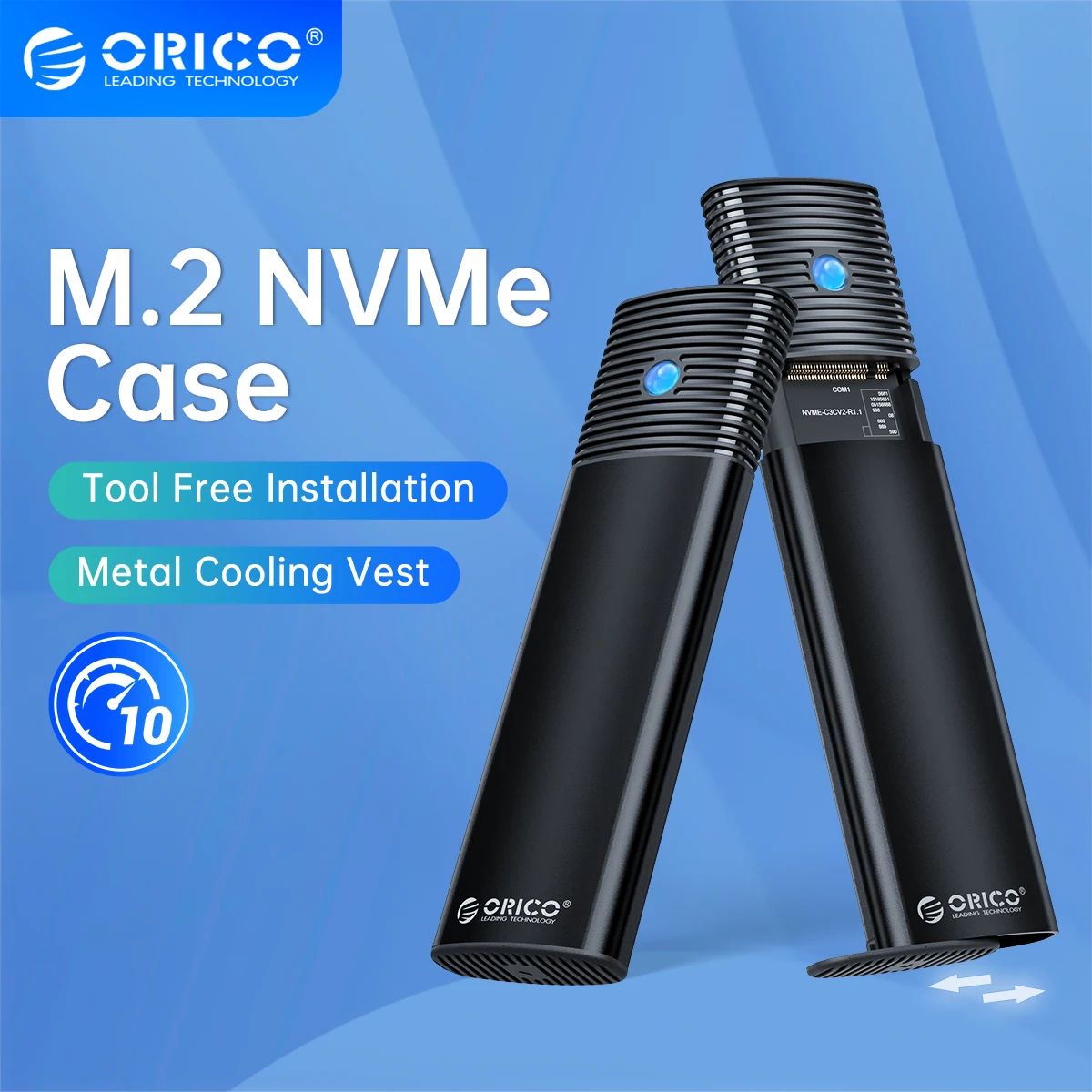 ORICO-M2-SSD-Enclosure-NVMe-10Gbps-PCIe-SSD-Box-for-M-2-NVMe-SSD-Disk ...