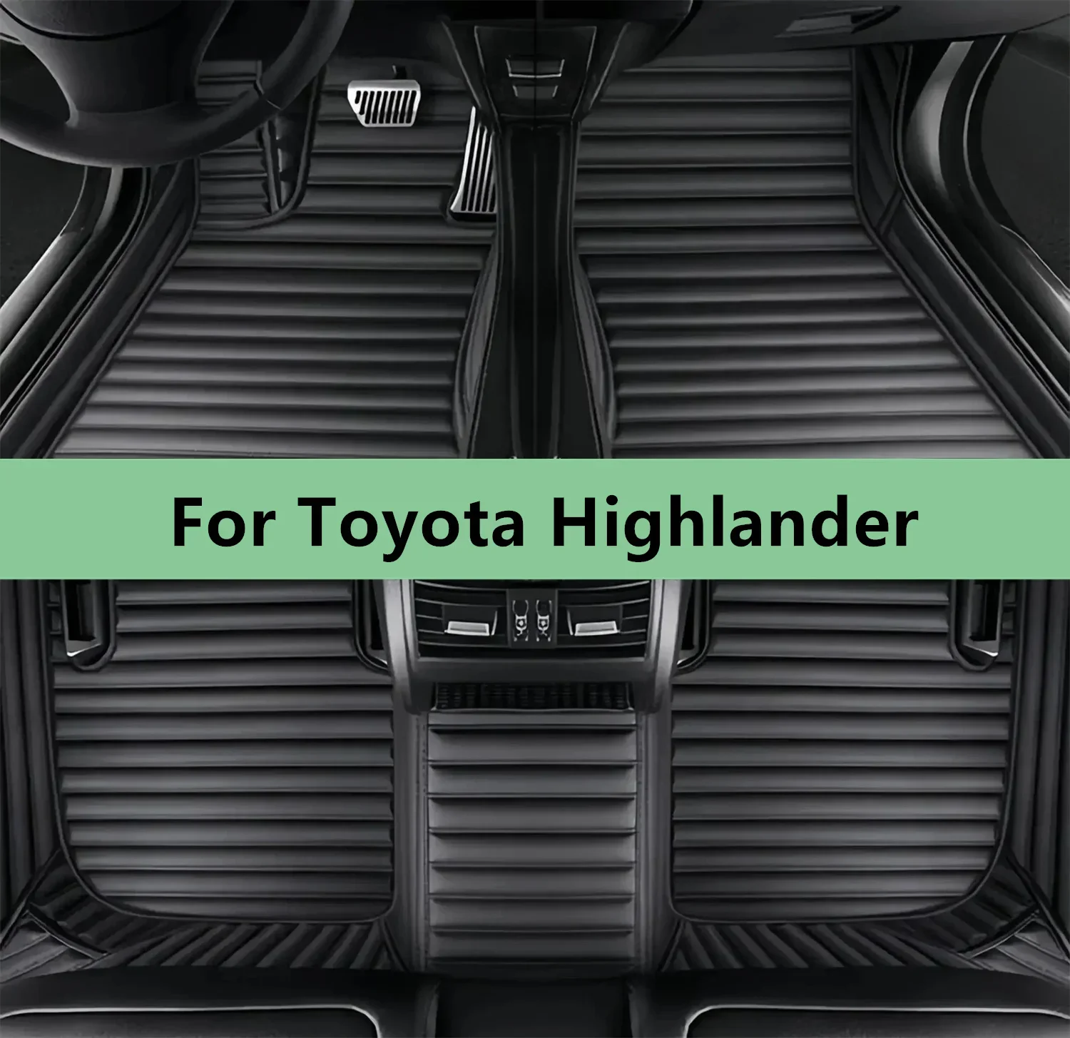 Car Floor Mats For Toyota Highlander 2018 2019 2020 2021 2022 2023 2024 ...