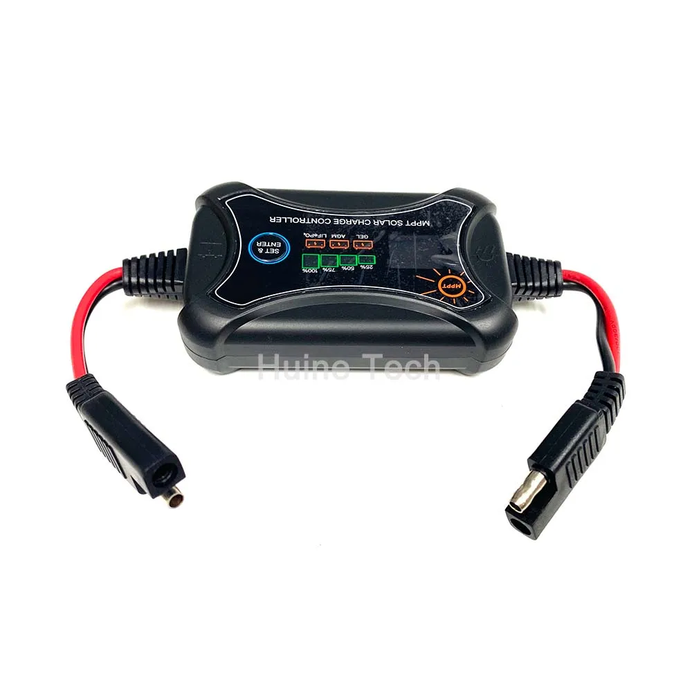 10-Amp-12-Volt-MPPT-Solar-Charge-Controller-Intelligent-Solar-Panel ...