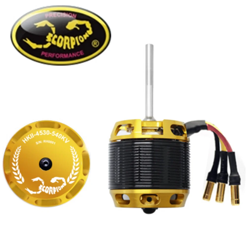 Scorpio brushless motor Scorpion HKII-4530-540kv aircraft model ...