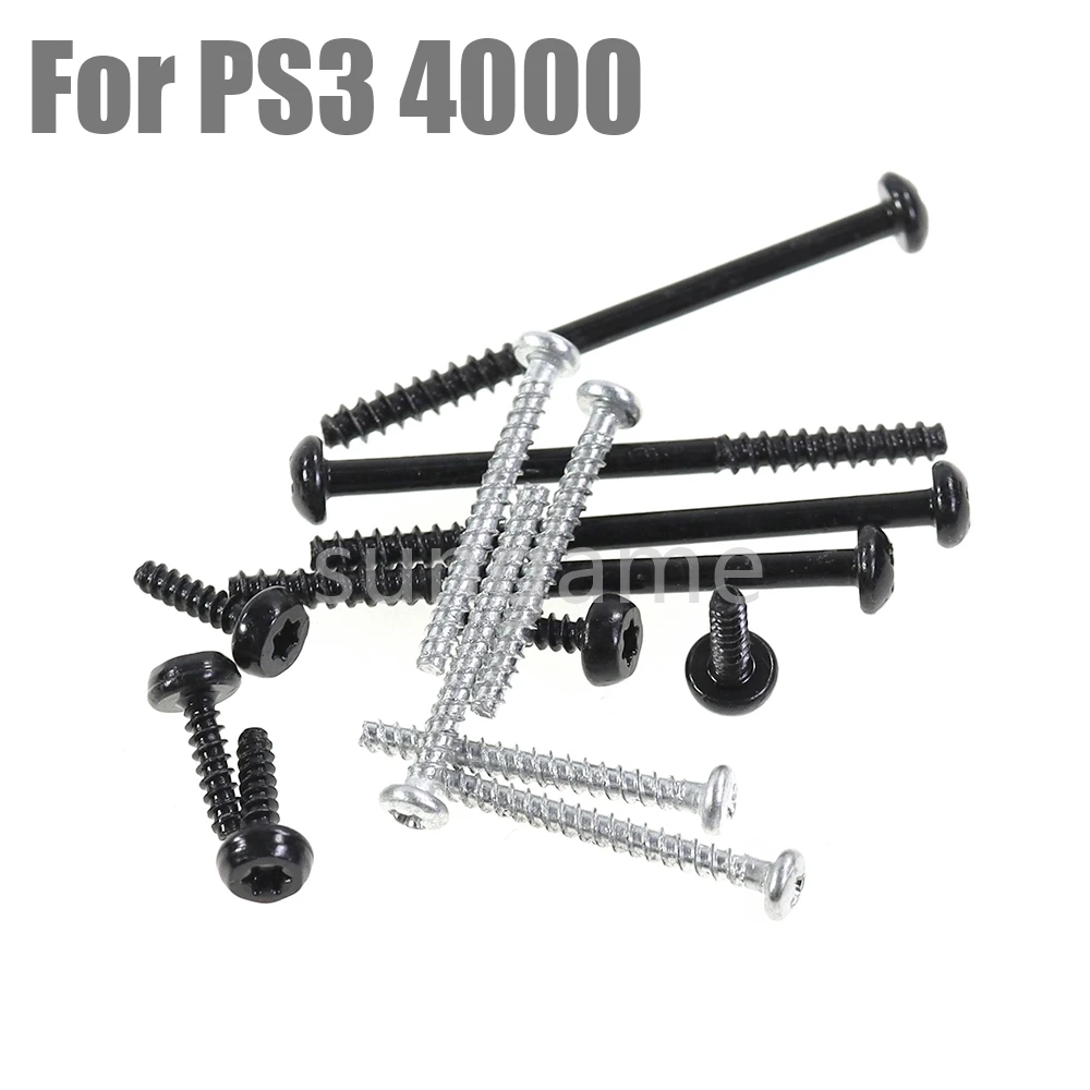 1set For PS3 Super Slim 4000 4K Housing Shell Case Screw Replacement ...