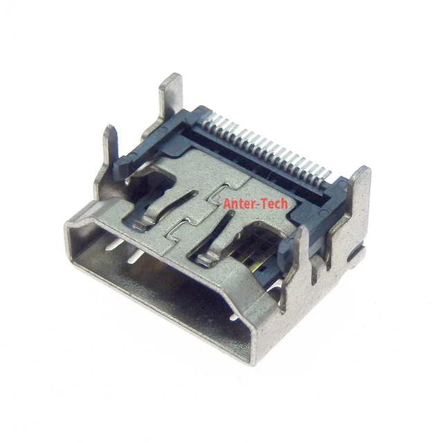 5PCS HDMI male jack/plug connector 19PIN 19P 180 degree hd female jack ...