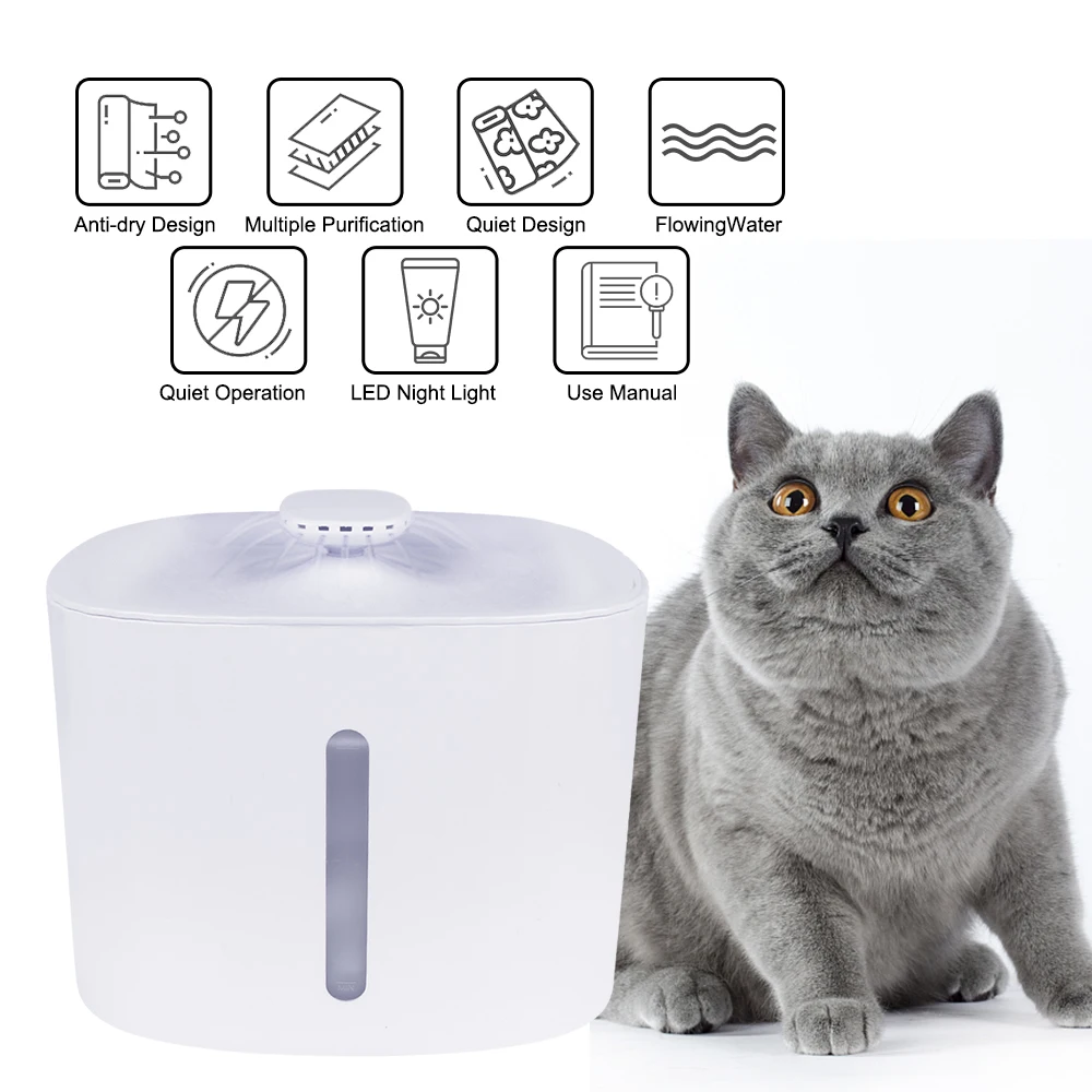 With-LED-Light-Cat-Dog-Drinking-Bowl-Pet-Smart-Drinking-Feeder ...
