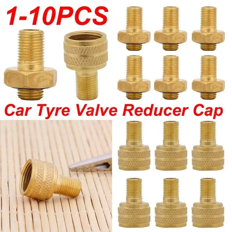 1-10pcs-Tyre-Valve-Adapter-Reducer-Cap-Cat-Loader-Earth-mover-EM-Truck ...
