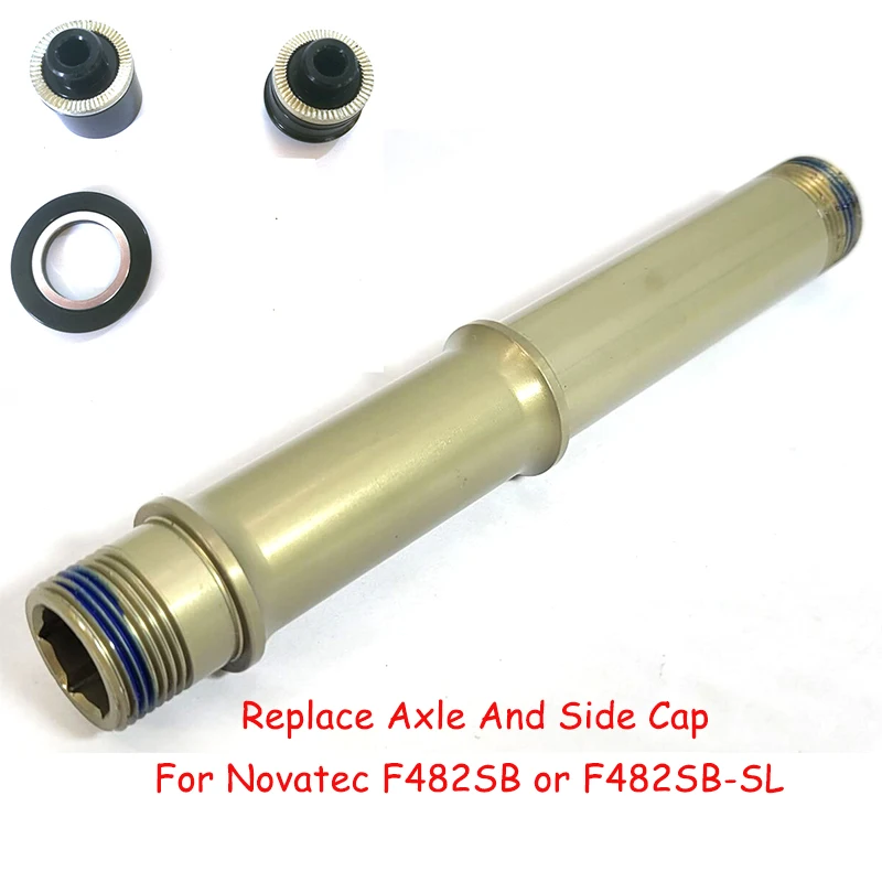 Aluminum Alloy Thru Axle And Side Cap For Novatec F482SB or F482SB SL ...