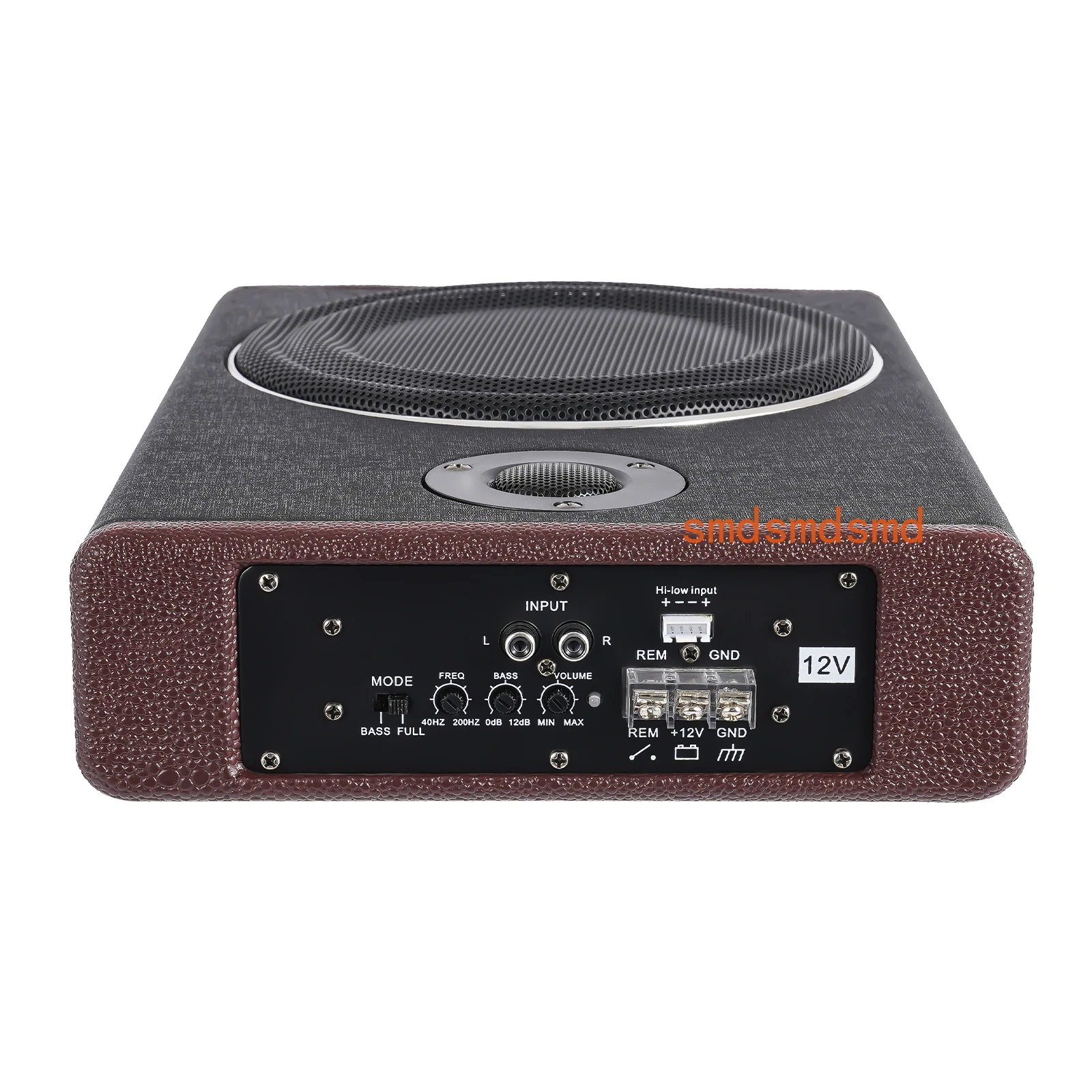 Car Bass Box Audio Underseat Active Amplified Subwoofer Bass Slim ...
