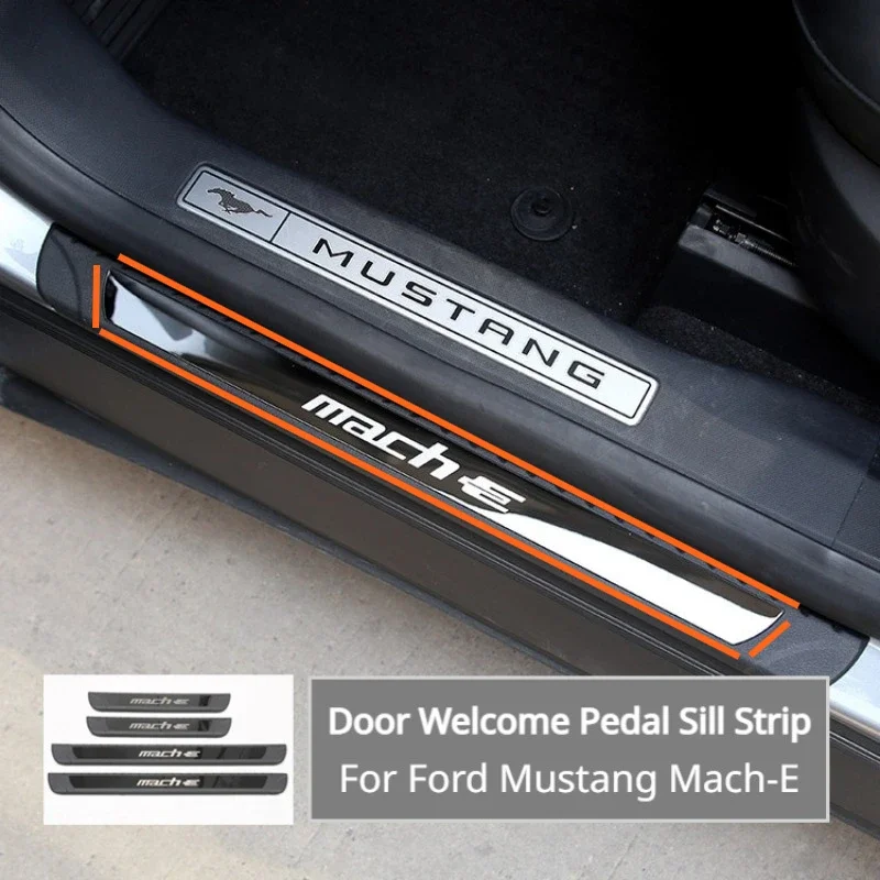 Door-Pedal-Sill-Strip-for-Ford-Mustang-Mach-E-External-Threshold-Bar ...