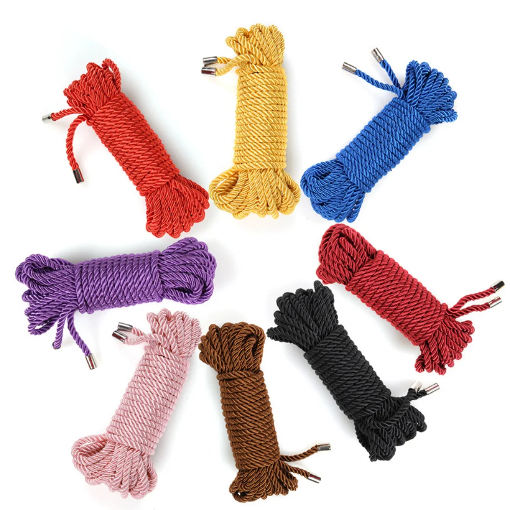 5m 10m Silk Restraints Handcuffs Sexy Binding Rope for Men Women ...