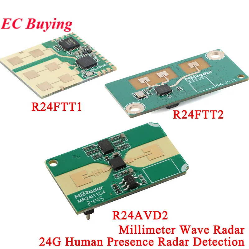 R24AVD2 R24FTT1 R24FTT2 24G Millimeter Wave Radar Module Human Presence ...