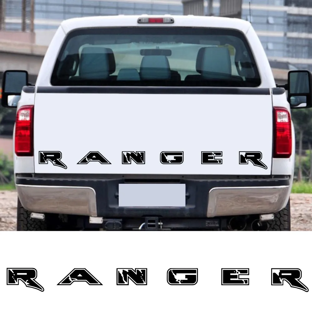 For-Ford-Ranger-XLT-T6-Raptor-Tremor-Car-Rear-Trunk-Door-Sticker-Pickup ...