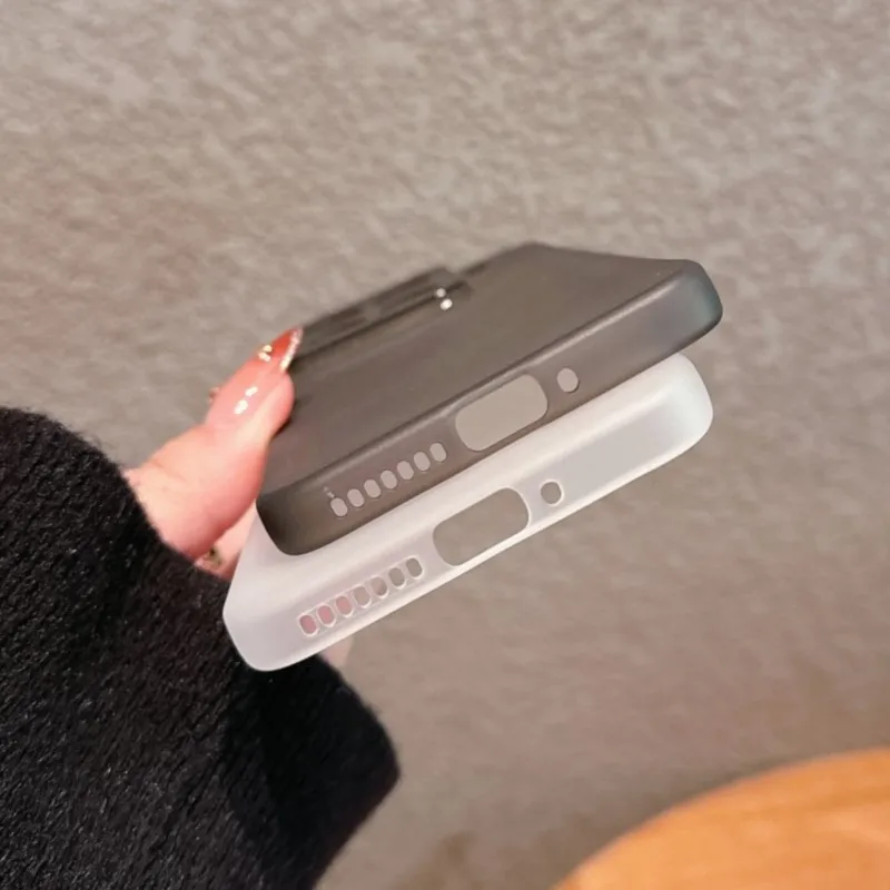 Sleek Matte Finish Protective Case for Redmi Note 12 (Clear Black)