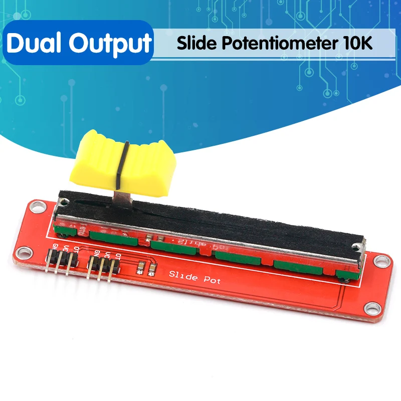 Slide Potentiometer 10k Linear Module Dual Output For Arduino Avr