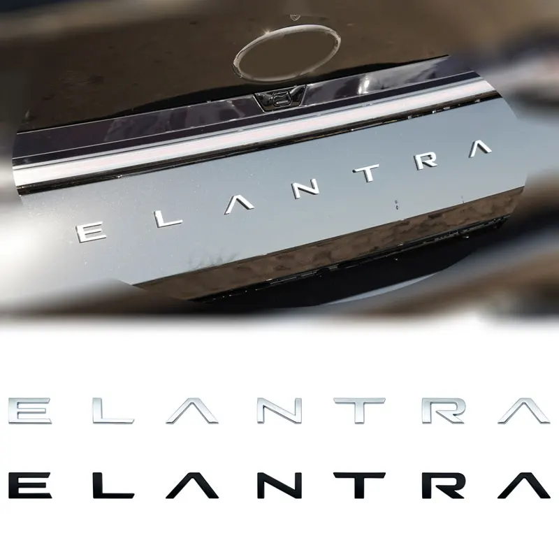 Car-ABS-Decor-ELANTRA-Letter-Logo-Sticker-Rear-Bumper-Tail-Trunk-Rear ...