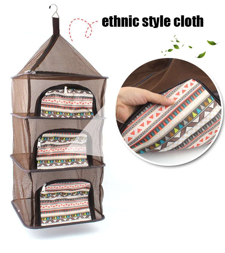 3 Layers Nylon Netting Collapsible Mesh Hanging Drying Net - NZshopsmart