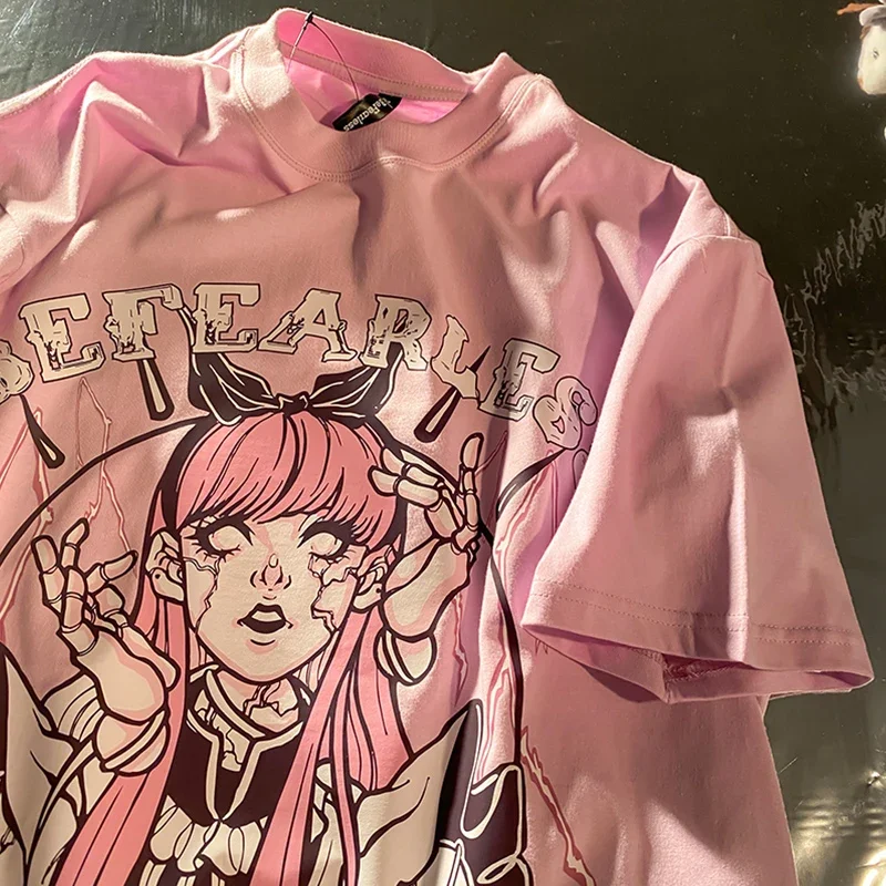 Pastel-Goth-T-shirt-T-Shirt-for-Women-Girl-Harajuku-Tshirt-Fairycore ...