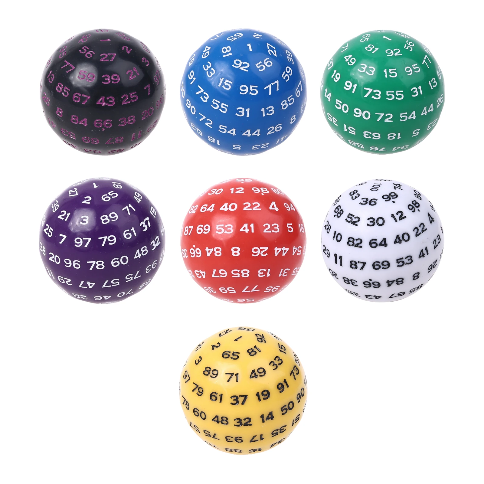 100-Sided-Polyhedral-Dice-D100-Multi-Sided-Acrylic-Dices-Role-Playing ...