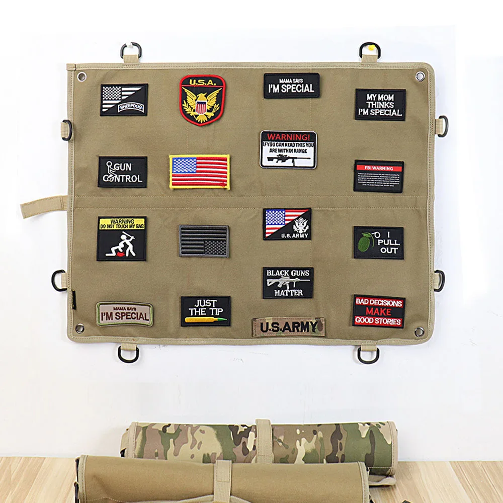 Patch-Storage-Display-Armor-Armband-Stickers-Hook-and-Loop-Patches ...