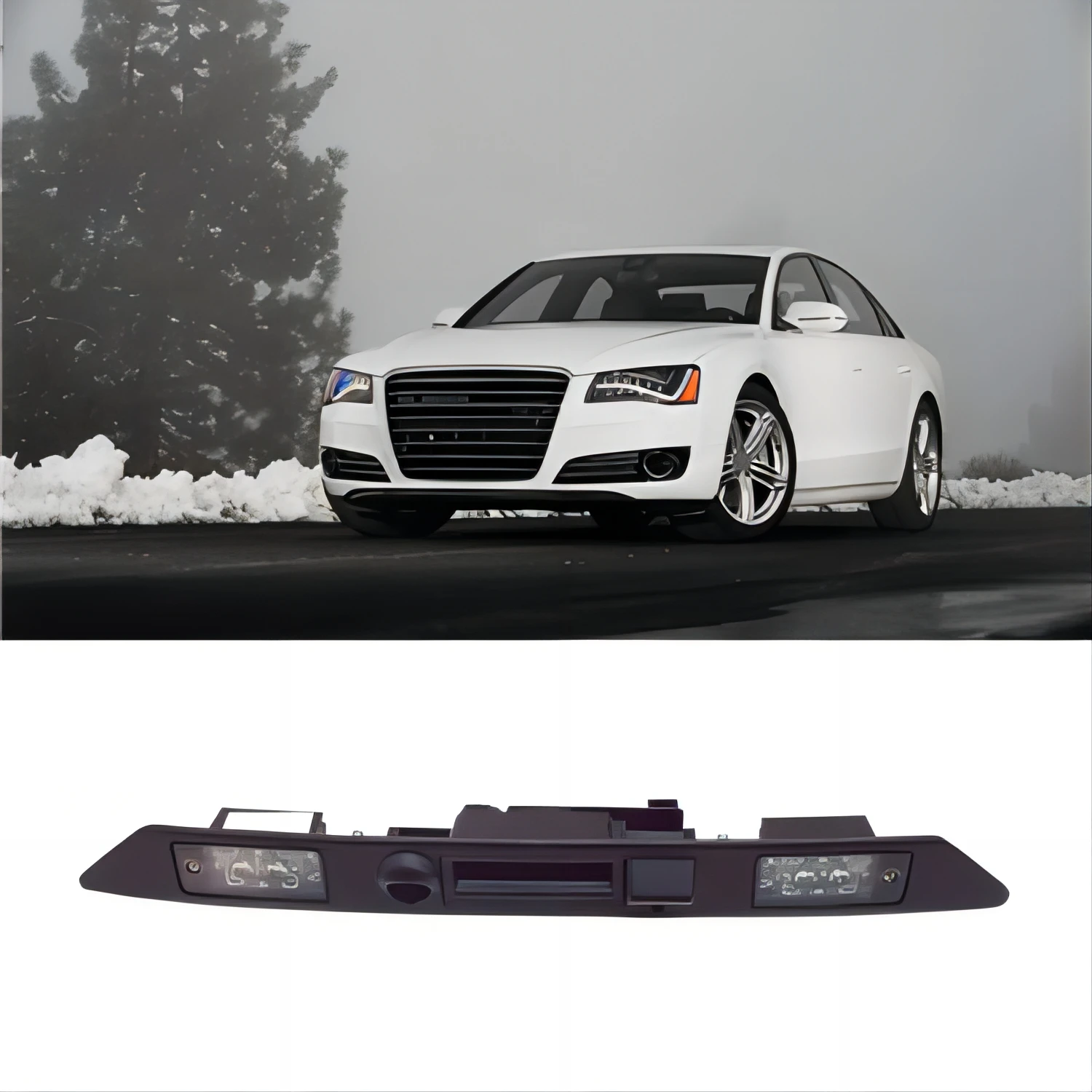 4E0827574M3FZ New Rear Trunk Lights Lid Grip Molding For 2013 2014 2015 ...
