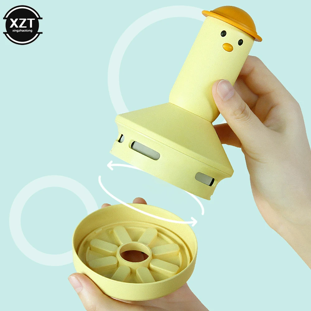 Cute Handheld Desktop Vacuum Cleaner USB Rechargeable Small Mini ...