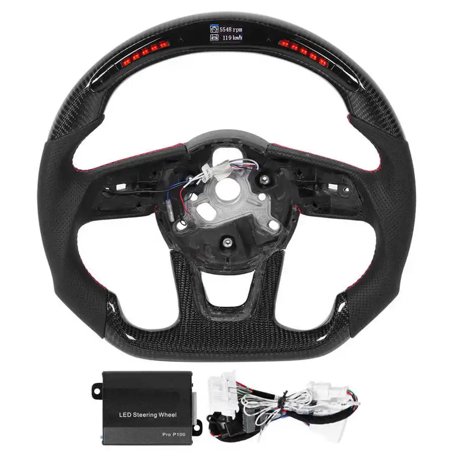 Fit For Audi B9 S4 S5 Rs3 Rs4 Rs5 2017+ Steering Wheel Led Shift Lights ...