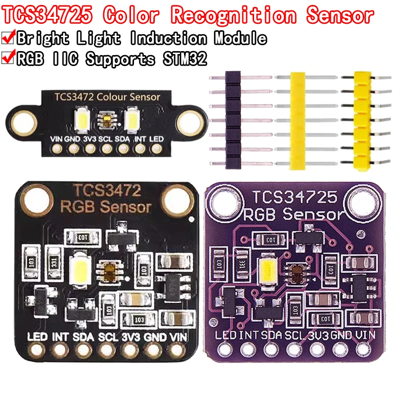 M-dulo-de-reconocimiento-de-Sensor-de-Color-TCS34725-placa-de ...
