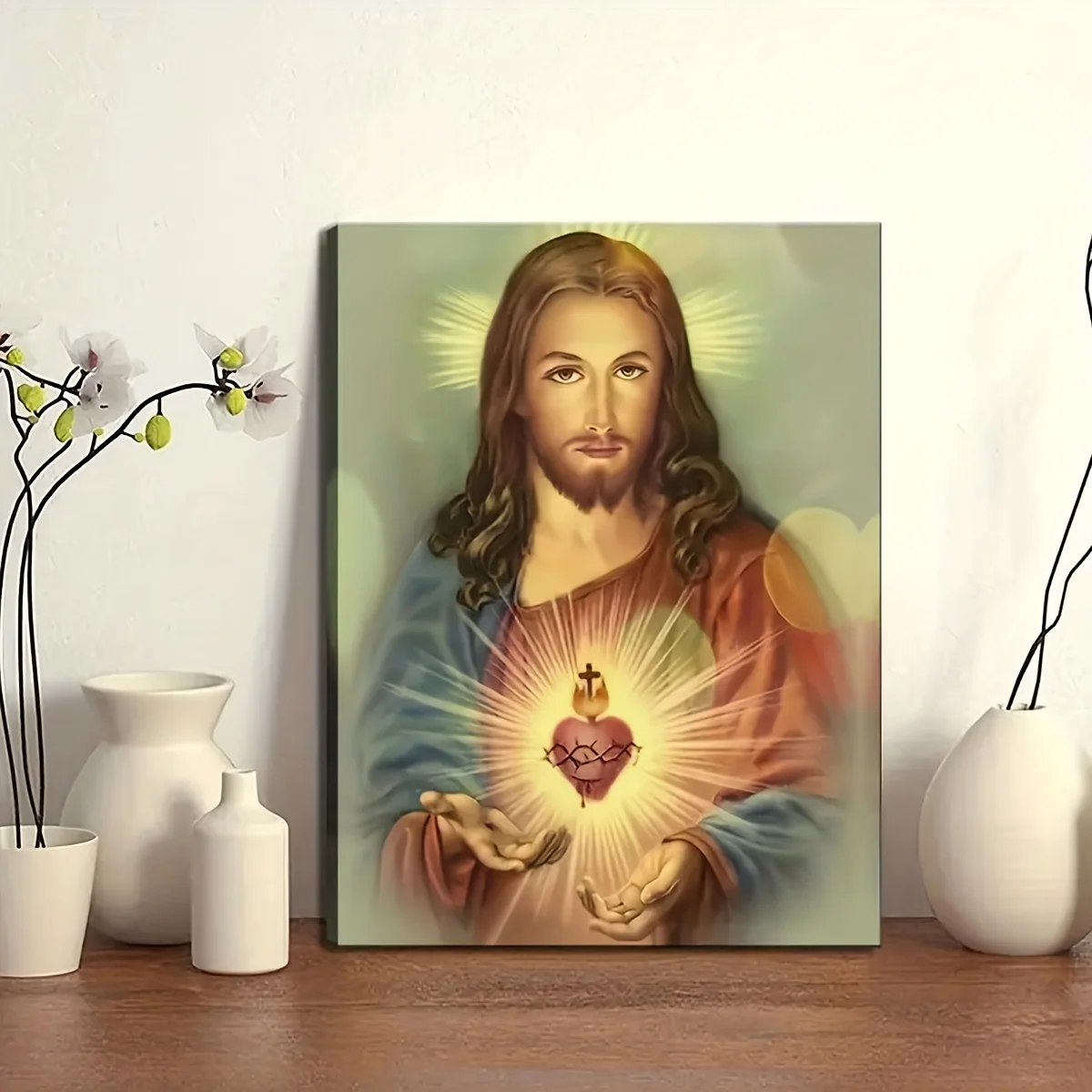 1pc-Abstract-Canvas-Painting-Jesus-Holy-Heart-Wall-Art-Poster-Divine ...