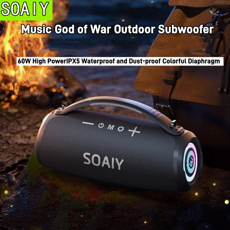 Bluetooth-Speaker-Subwoofer-God-Waterproof-Portable-Wireless-Outdoor ...