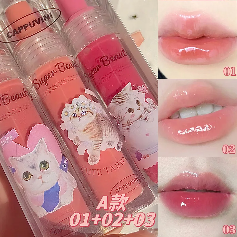 Cappuvini-Cat-pintalabios-transparente-brillo-de-labios-hidratante ...