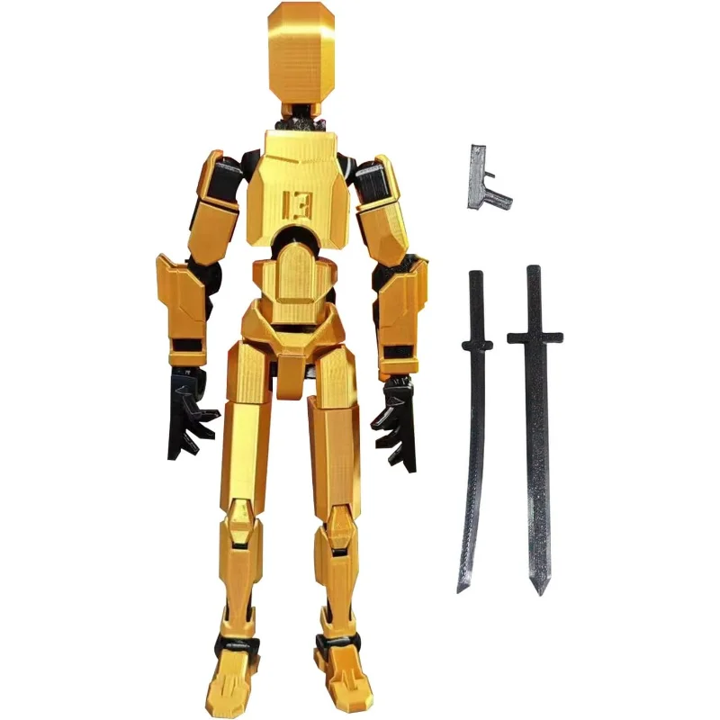 3D-Movable-Articulado-Rob-Action-Figure-Modelo-Action-Figures-Conjunto ...