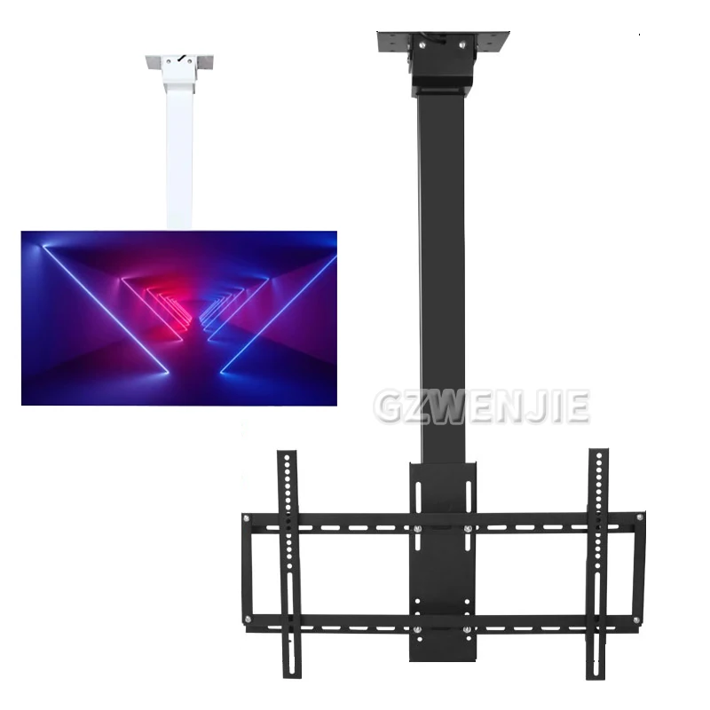 TV-Ceiling-LIFT-Height-Adjustable-TV-Mount-Electric-Lifting-Support-For ...