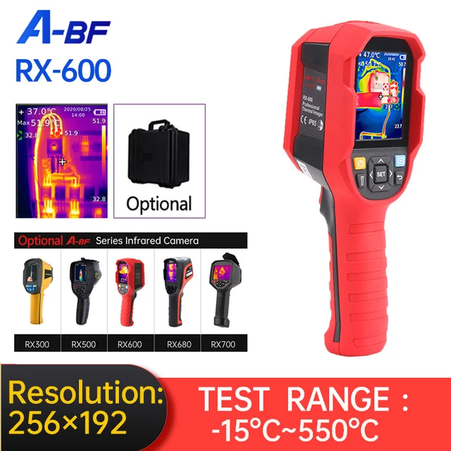 A-BF Infrared Thermal Imager RX-300 -20°C~550°C Industrial Floor Heating Detection 120*90 IR ...