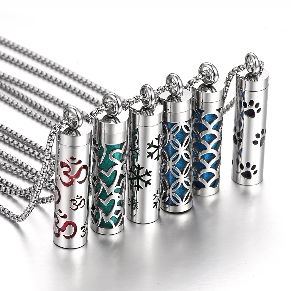 Aromatherapy Necklace Diffuser Pendant 316l Stainless Steel Locket ...