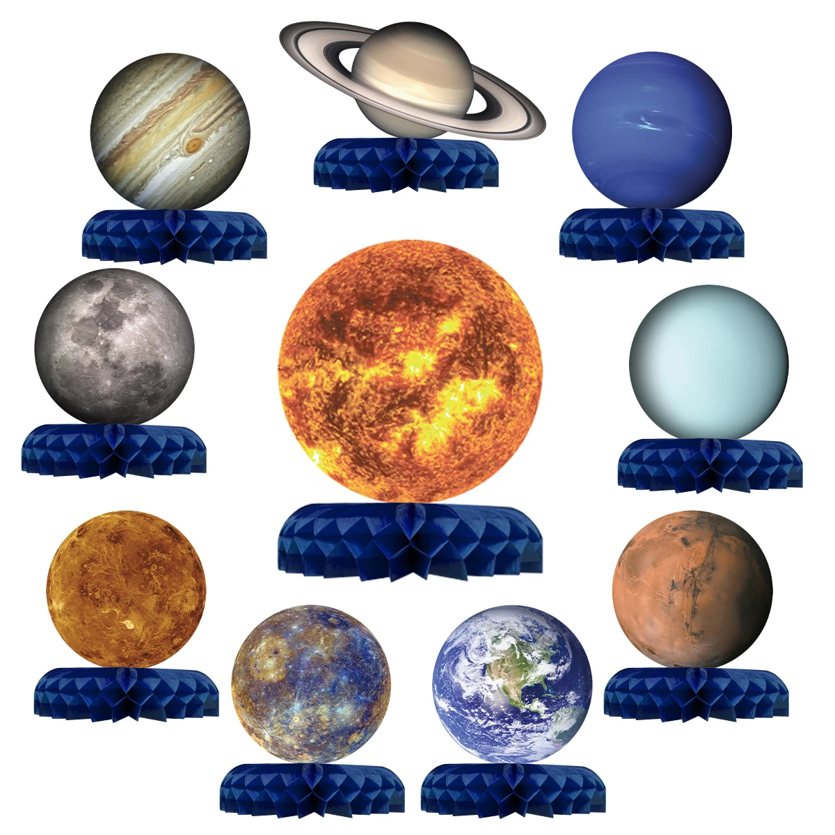 Cosmic-Space-Planet-Honeycomb-Centerpieces-Astronauts-Spacecraft-First ...