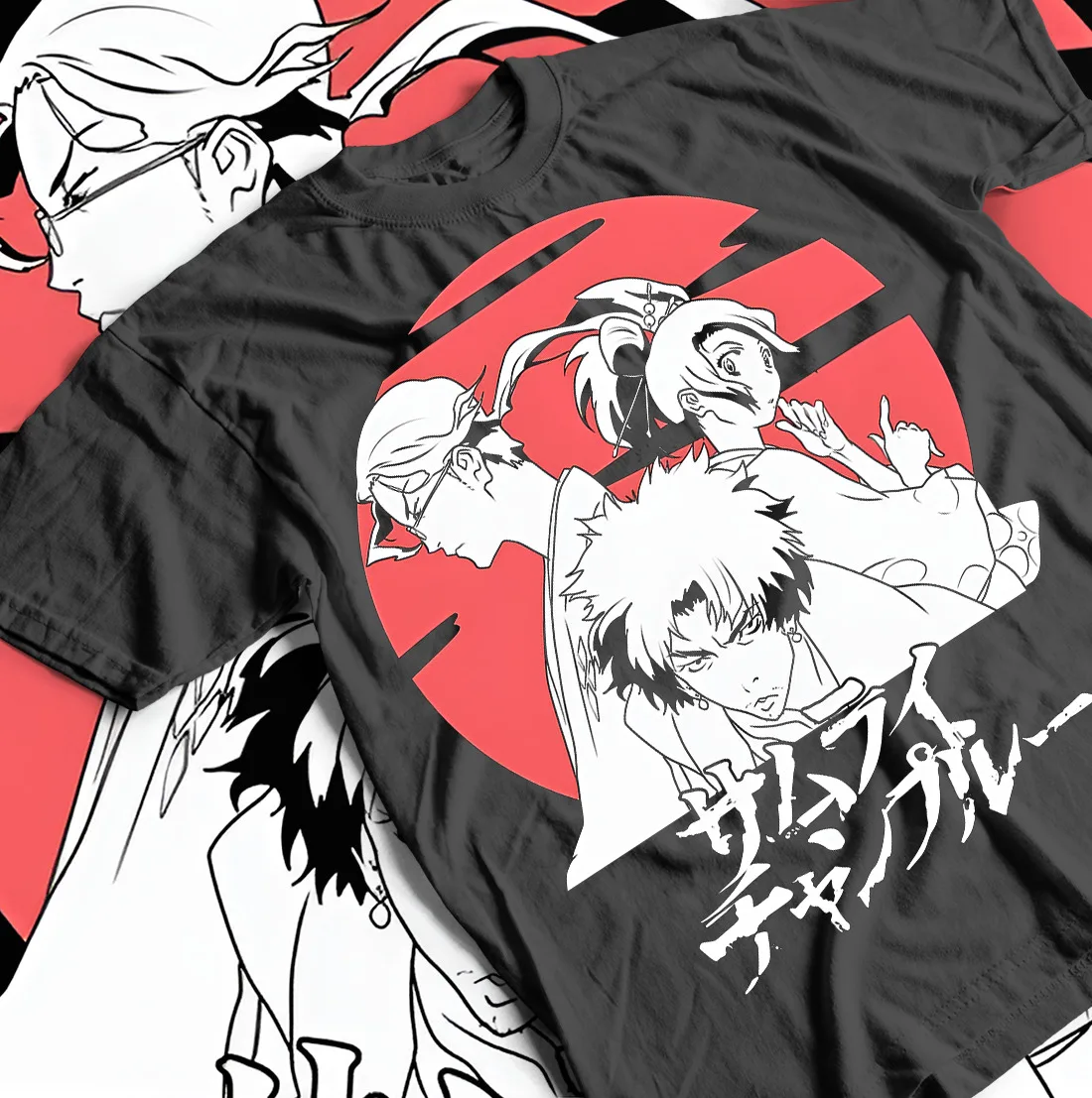 Samurai-Champloo-Shirt-Sword-Graveyard-Anime-T-Shirt-Walk-Mugen-Jin-Fuu ...