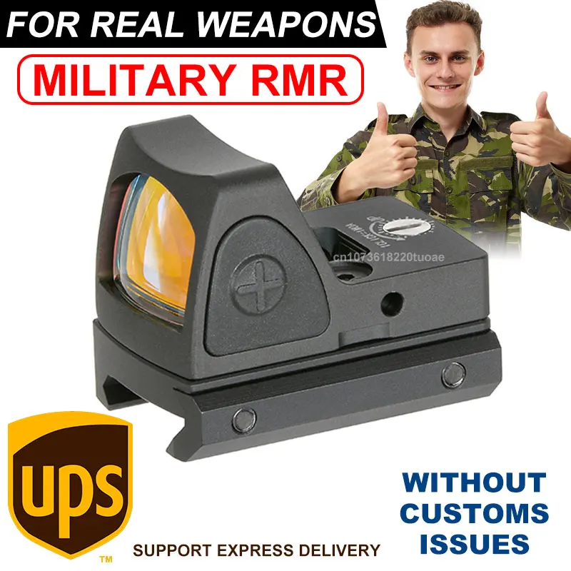 Mini-mira-de-punto-rojo-rmr-con-montura-Glock-y-riel-Picatinny-de-20mm ...