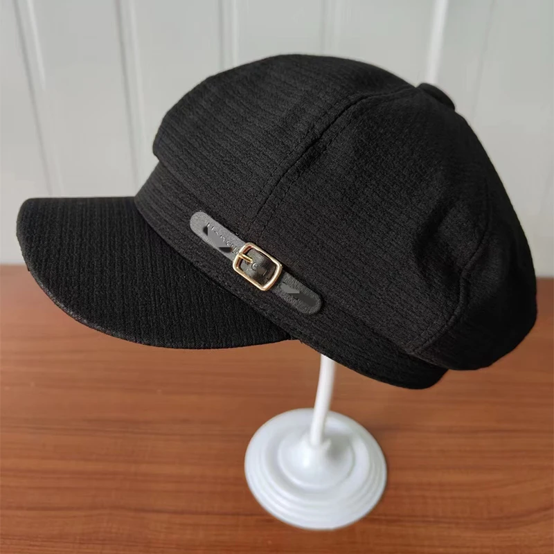 RICYGVM-Korean-Waffler-Beret-For-Women-Painter-Artist-Hat-Japanese ...