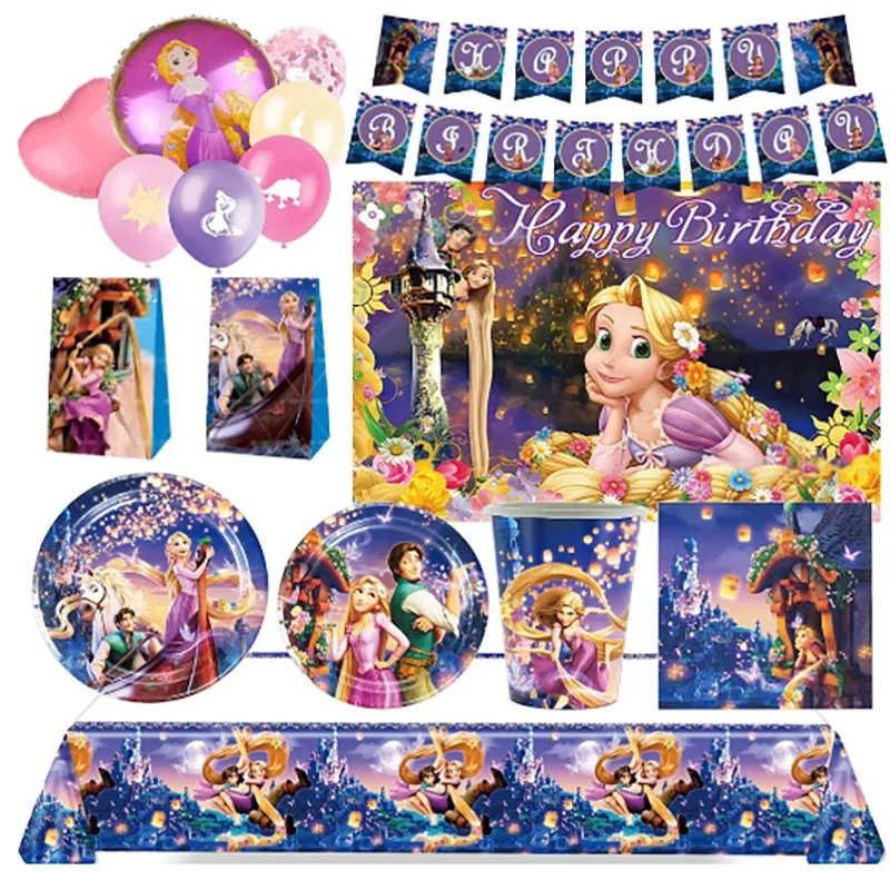 Disney-Rapunzel-Princess-Tangled-Theme-Birthday-Party-Decorative ...